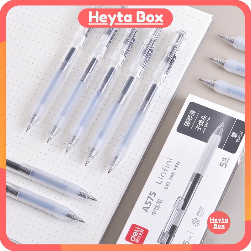 Bút Bi Mực Gel Deli A575 Cao Cấp Ngòi 0.5mm Tiện Dụng Sang Trọng B13 ...