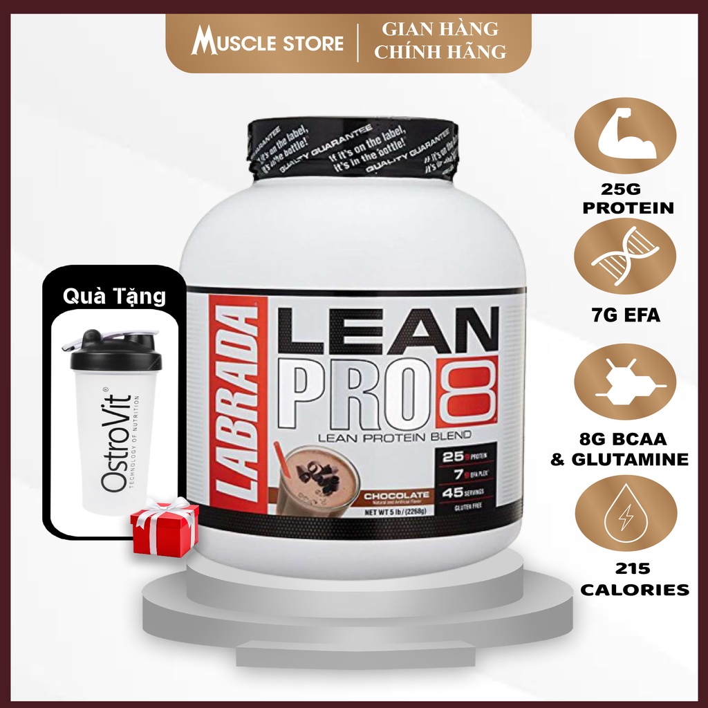 Lean Pro 8 - Labrada (45 Liều), Bổ Sung 8 Loại Whey Protein Cao Cấp ...