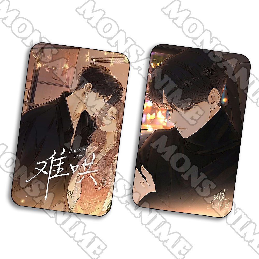 Ảnh card bo góc in hình KHÓ DỖ DÀNH ver PHÒNG SAO manhua thẻ bo viền 5 ...