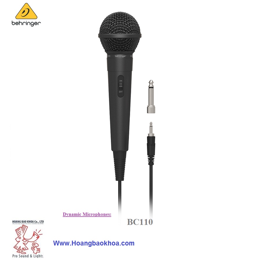 BC110 Dynamic Microphone Behringer | Shopee Việt Nam