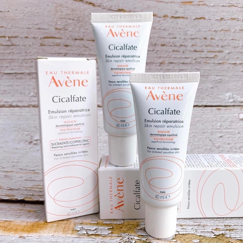 Kem dưỡng ẩm phục hồi Avene Cicalfate Emulsion 40ml cho da dầu (mẫu mới ...