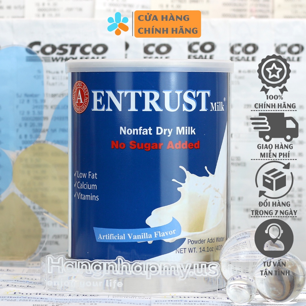 Sữa Entrust dành cho người tiểu đường Entrust Milk 400g | Shopee Việt Nam