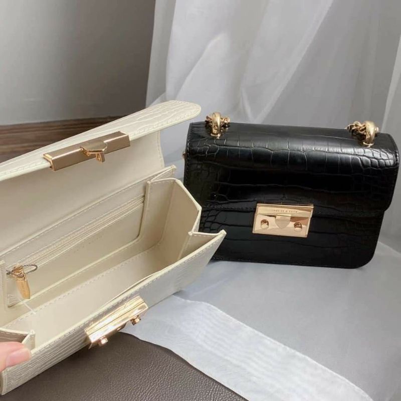 Túi CNKk Vân Rắn Và Đan Cói Size 19cm HOTTTT | Shopee Việt Nam