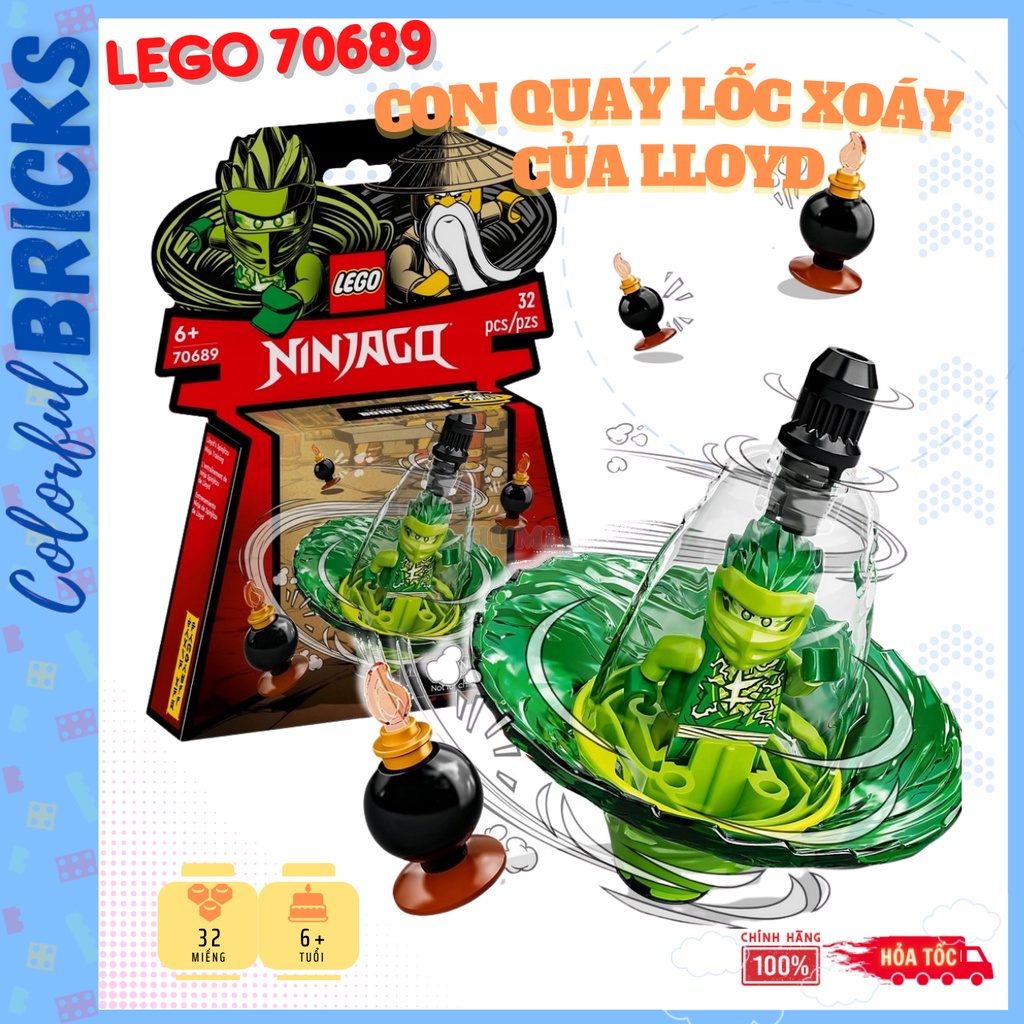 Lego 70689 - Con quay lốc xoáy của Lloyd - Lloyd's Spinjitzu Ninja ...