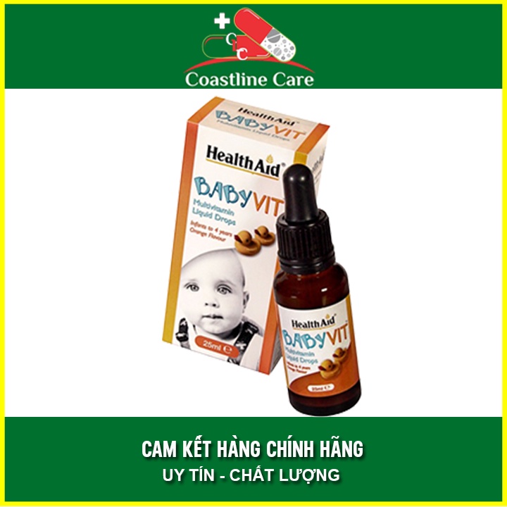 HEALTHAID BABY VIT - Vitamin Nhỏ Giọt Cho Trẻ 25ml - Coastlinecare ...