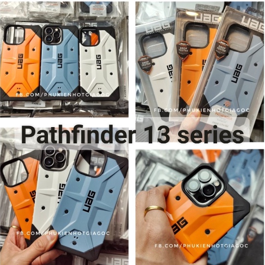 Ốp lưng chống sốc chuẩn quân đội UAG Pathfinder IP 15 / 14 Pro max / 13 ...