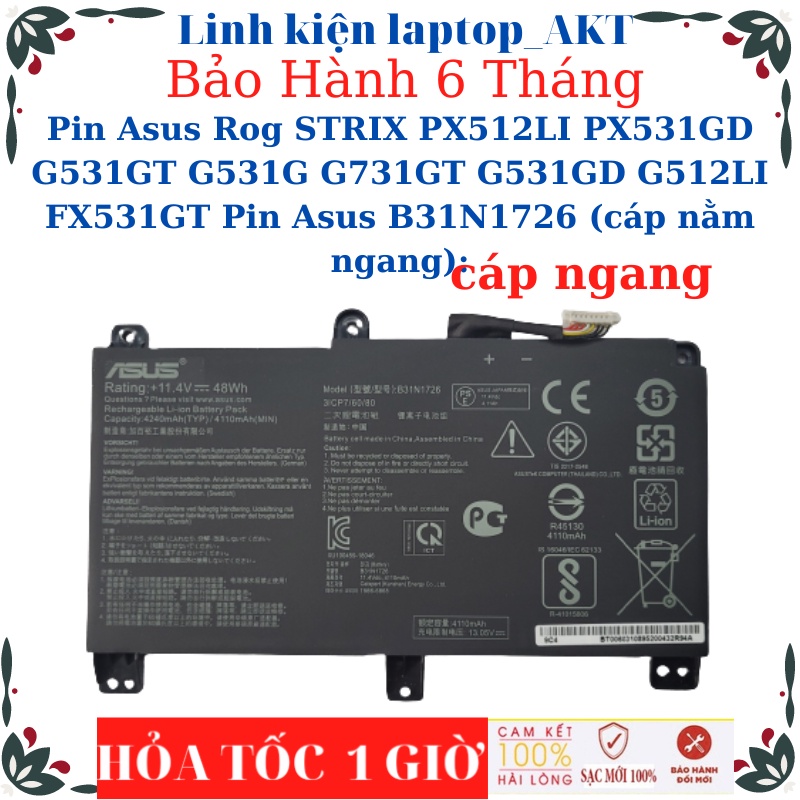 Pin Asus Rog STRIX PX512LI PX531GD G531GT G531G G731GT G531GD G512LI ...