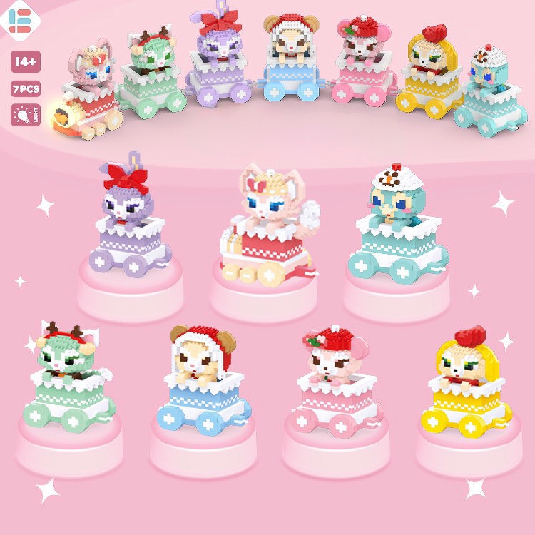 Mô hình lắp ráp tàu lửa hoạt hình Disney Dailu Lingna Belle | Shopee ...