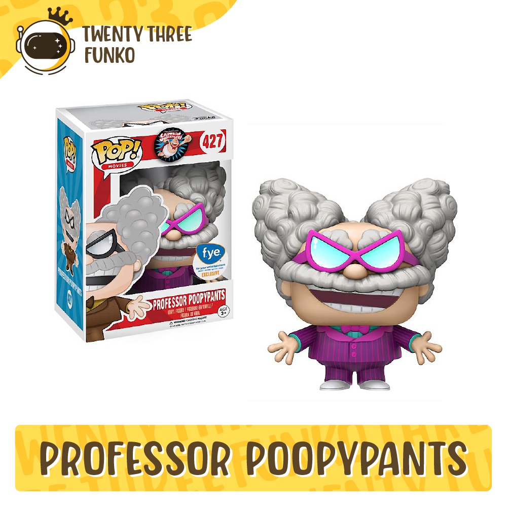Mô hình Funko Pop • Professor Poopypants 427 • Captain Underpaint (Fye ...