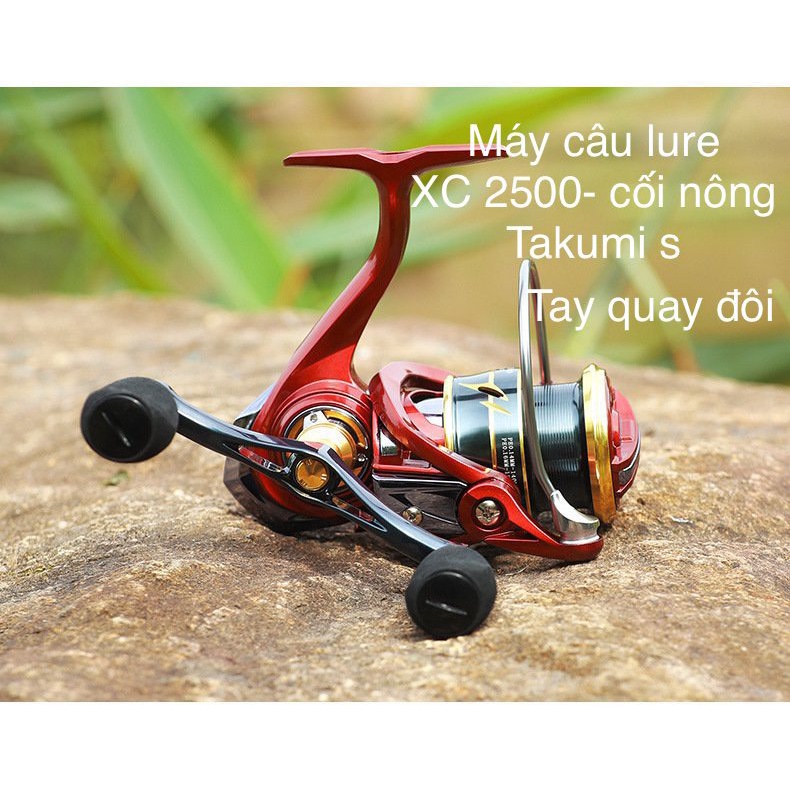 Máy câu lure cối nông chính hãng TAKUMI S 2500 Tay quay đôi và tay quay đơn | Shopee Việt Nam