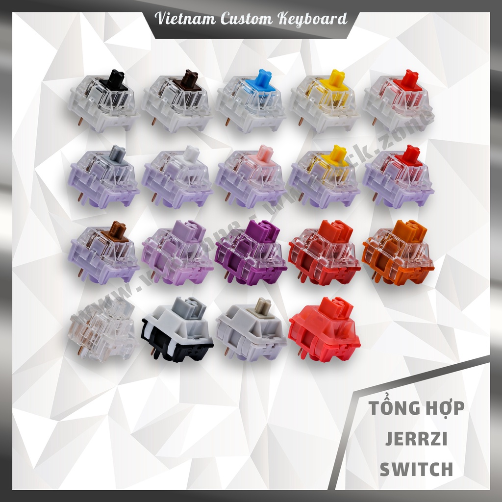Jerrzi Switch | Rouge MZ | Hiệu Năng Cao Sưu Tầm Đa Dạng | Gateron Akko ...