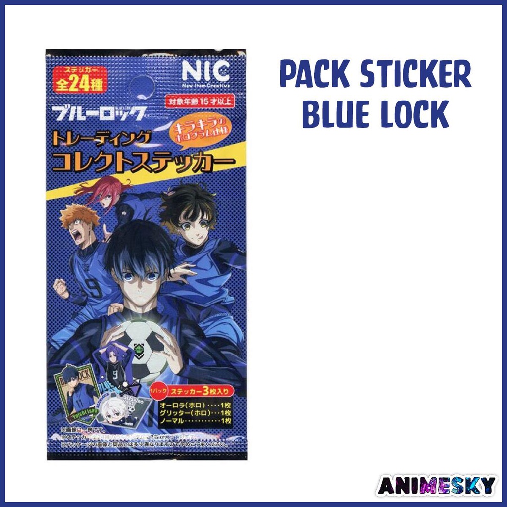 [Có sẵn] Pack thẻ sticker anime BLUE LOCK chính hãng | Shopee Việt Nam