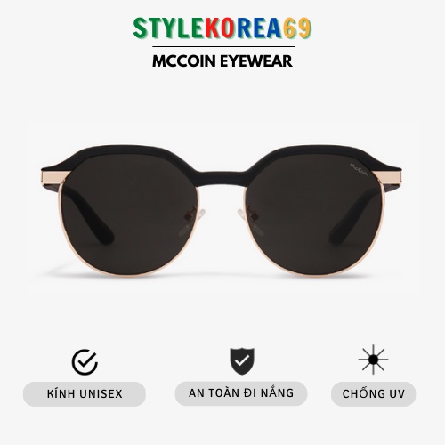 [MCCOIN Muggle 01] Kính râm unisex MCCOIN Muggle 01 Hàn Quốc, kính mát ...