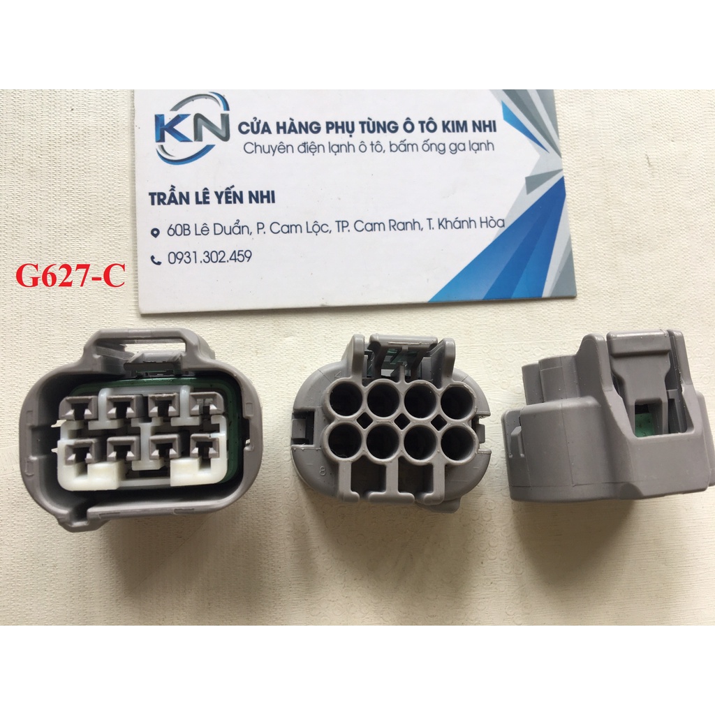G627-Giắc cắm đèn pha xe hơi toyota Xenia 8 lỗ 2.2mm màu xám | Shopee ...
