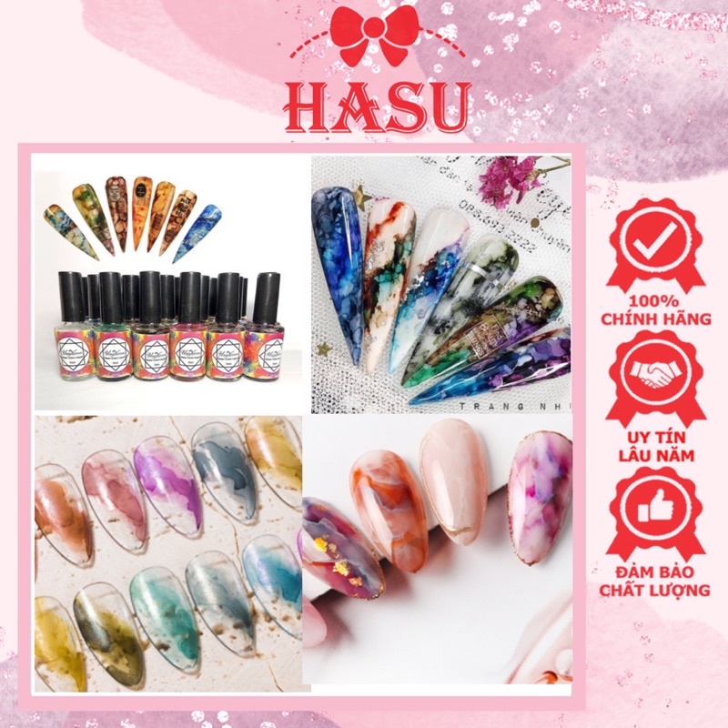 Cồn loang Unikoin - set cồn loang nail chuẩn màu 15ml | Shopee Việt Nam
