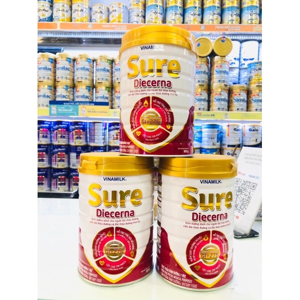 sữa tiểu đường Sure Diecerna 900g[ Hạn 25-12-2025] | Shopee Việt Nam