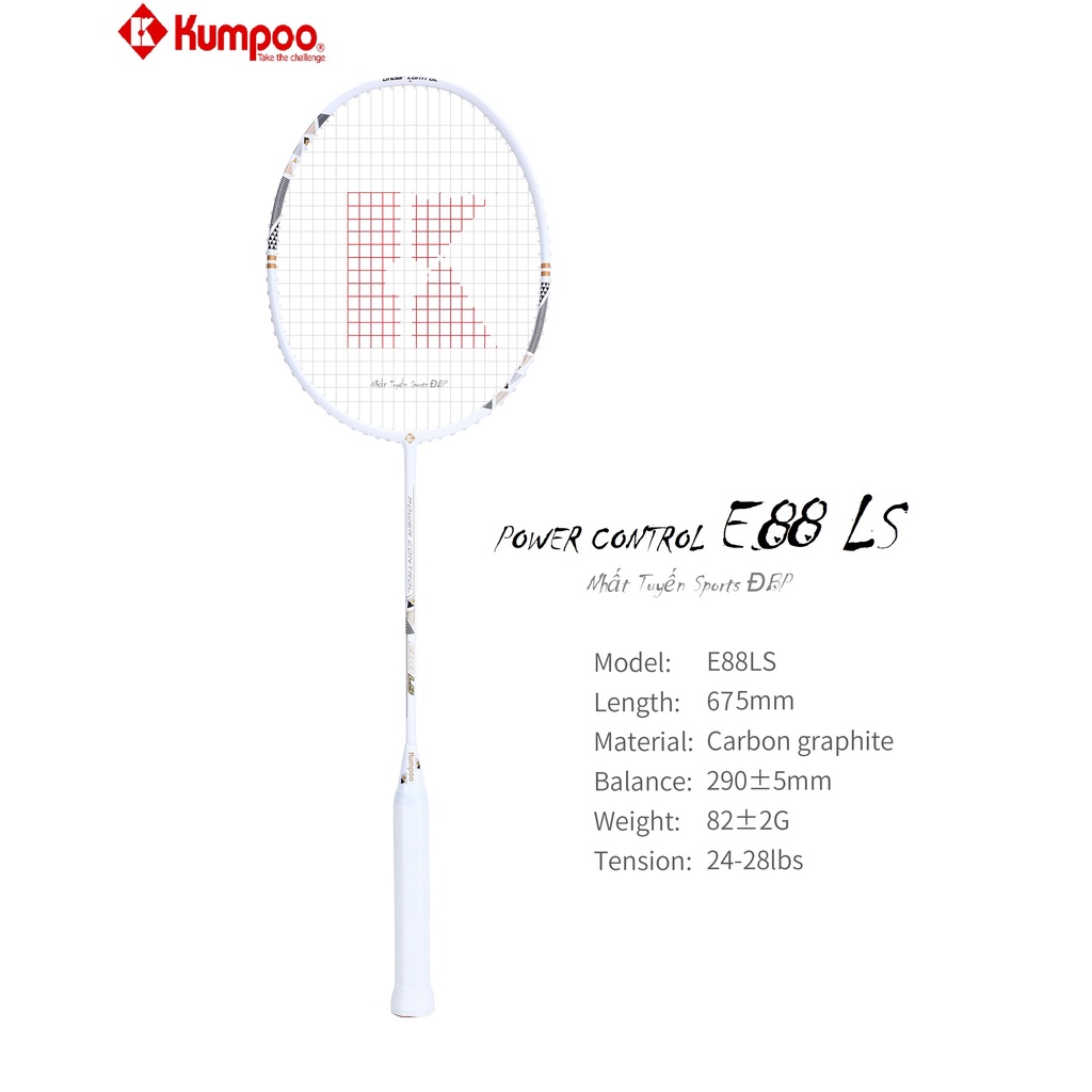 Vợt Kumpoo POWER CONTROL E88 LS (Chính hãng) | Shopee Việt Nam