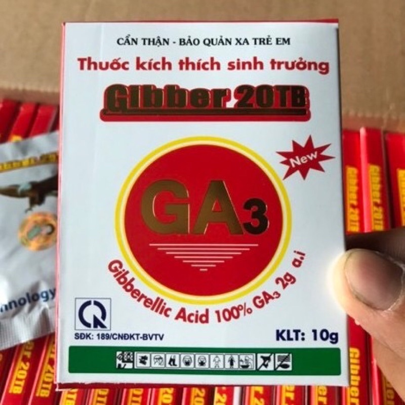 GA3 Thuốc Kích Thích Sinh Trưởng Gibber 20TB ( Viên 10g) | Shopee Việt Nam