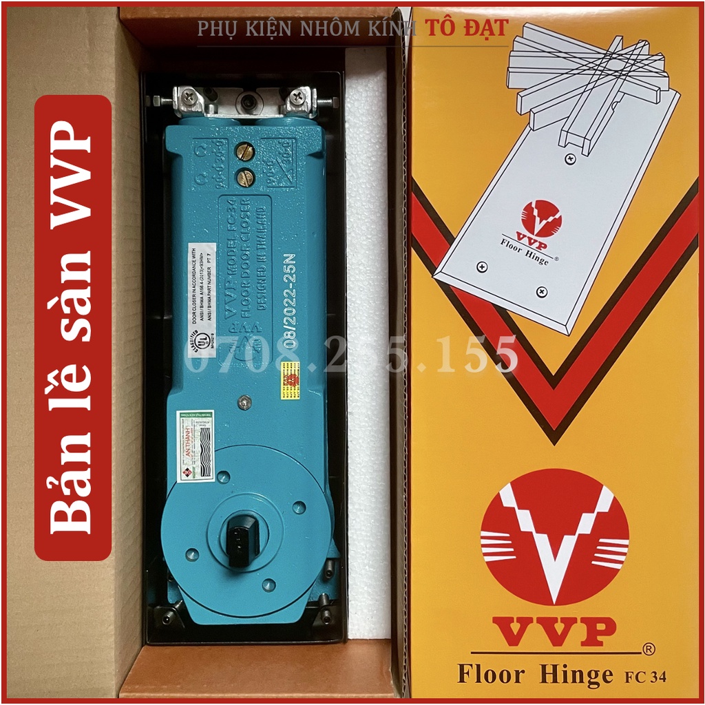 Bản lề sàn (Bản Lề Thuỷ Lực) FC34 - VVP Glass Door Floor Springs | Shopee Việt Nam
