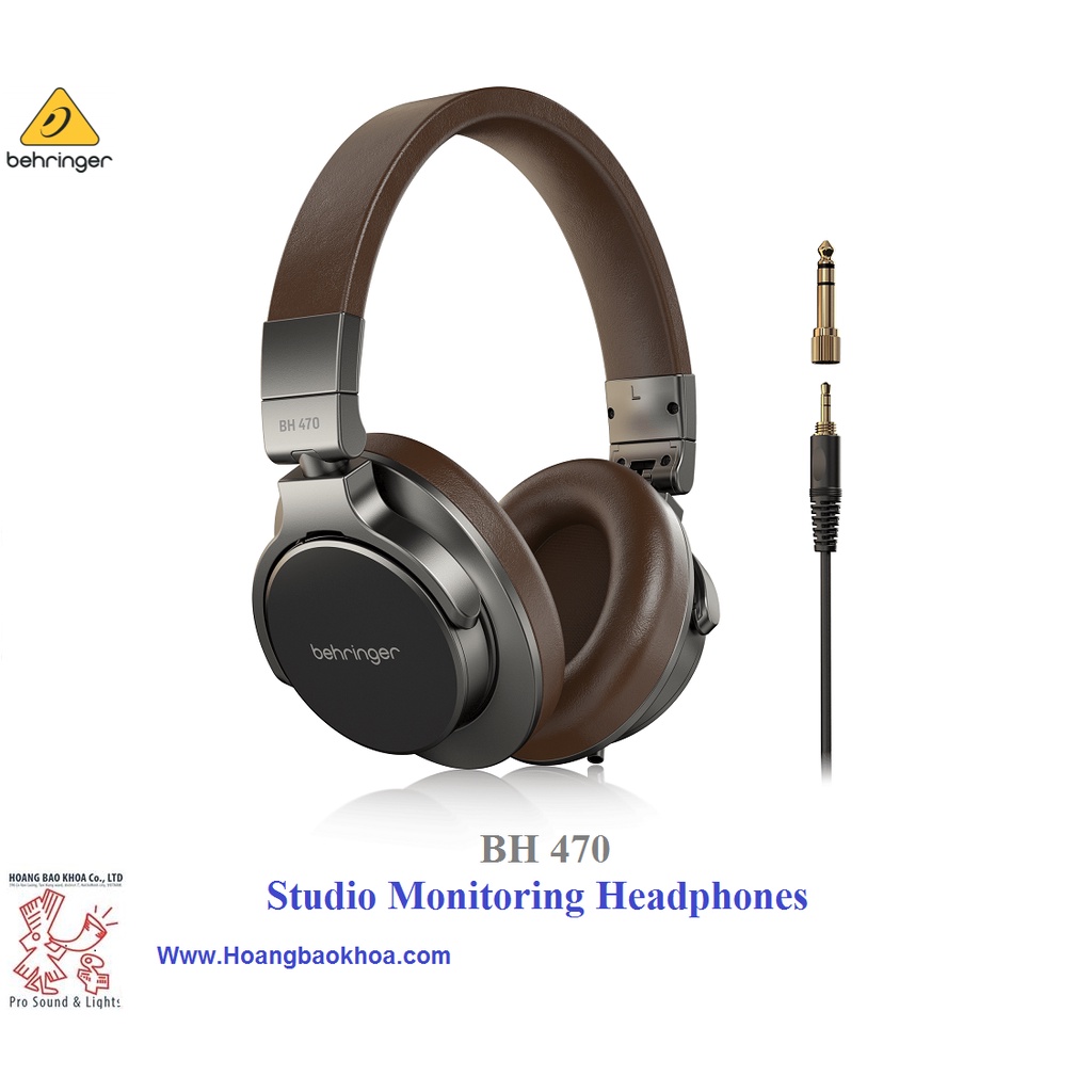BH 470 Studio Headphones Behringer - Tai Nghe Thương Hiệu Đức | Shopee ...