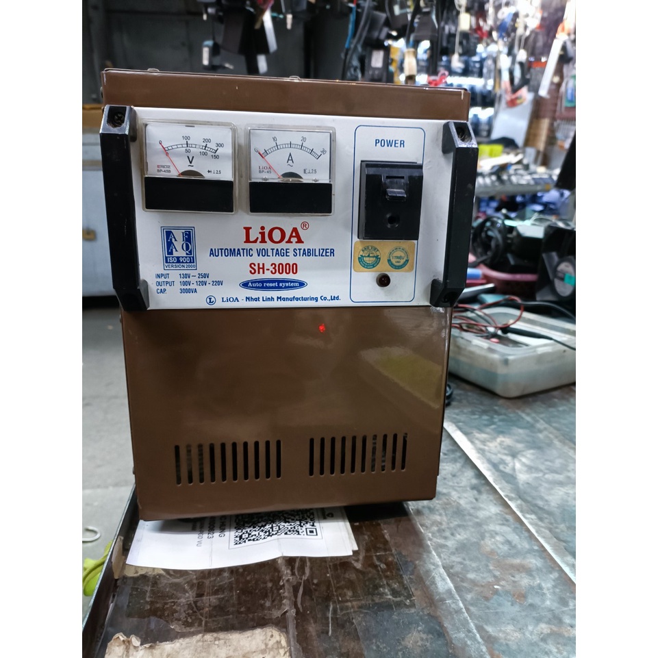 🌟CHÍNH HÃNG QUA SỬ DỤNG 🌟 ỔN ÁP LIOA SH-3000 3KVA - 1 PHA ( THẾ HỆ CŨ ) LIOA LI-OA NL-350NM 350W ...