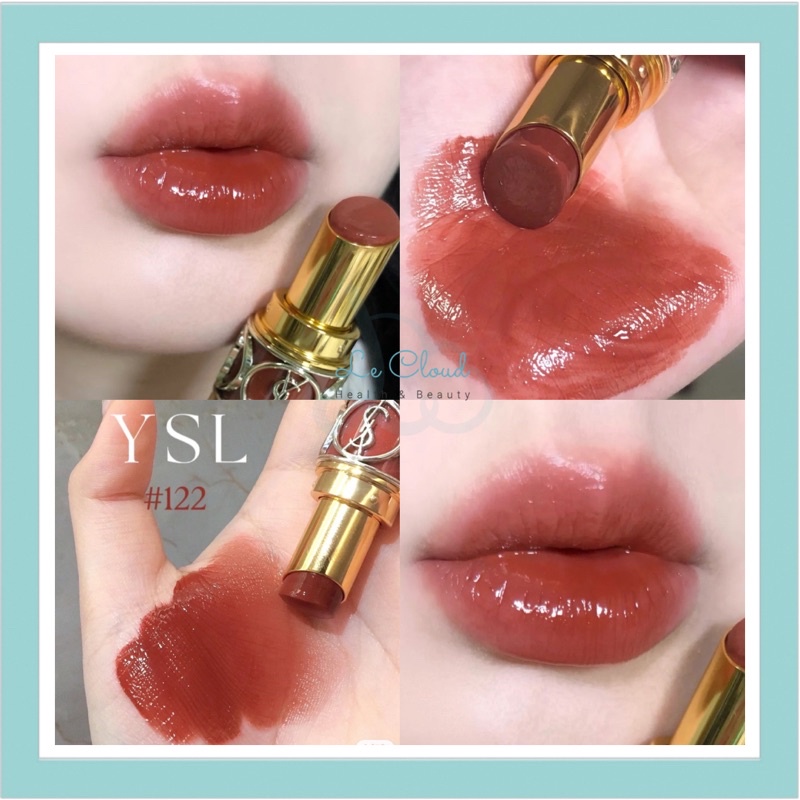 [CHÍNH HÃNG] Son YSL Rouge Volupte Shine 122/124/129/130/151/161/162/163... | Shopee Việt Nam