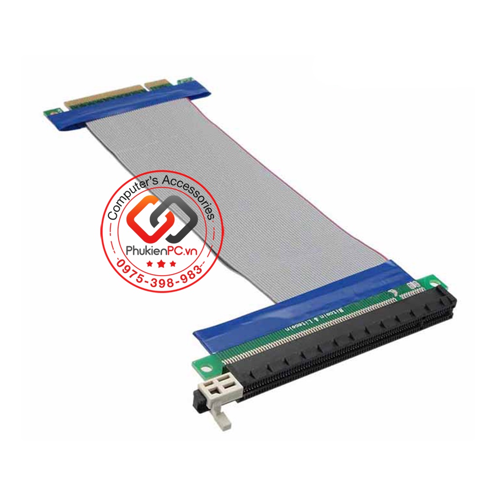Tổng hợp dây cáp Riser PCI PCIE nối dài 1X 4X 8X 16X dài 20cm cho Card ...