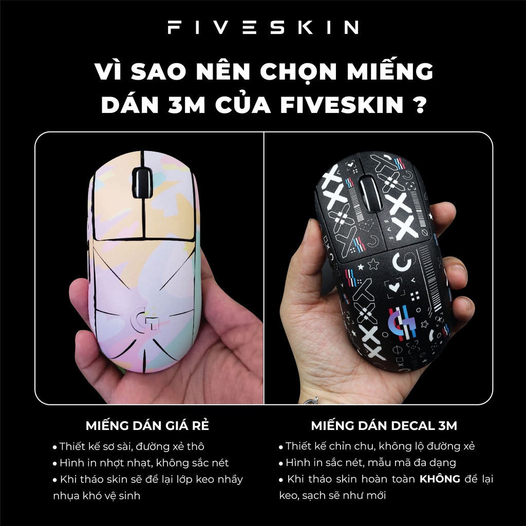 Miếng Dán Skin Chuột Gaming Logitech, Logitech G102, G304 Chống Trơn ...