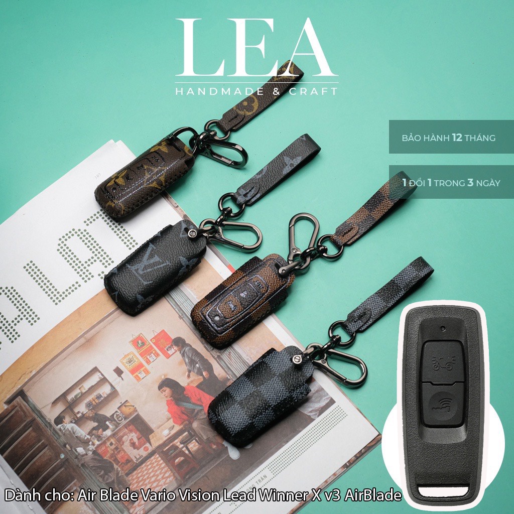 Ví da đựng chìa khóa smartkey Honda Air Blade Vario Vision Lead Winner ...