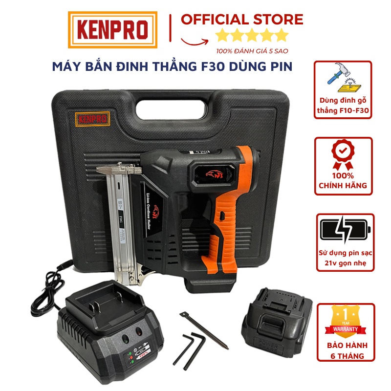 Máy Bắn Đinh F30 Dùng Pin KENPRO | Shopee Việt Nam