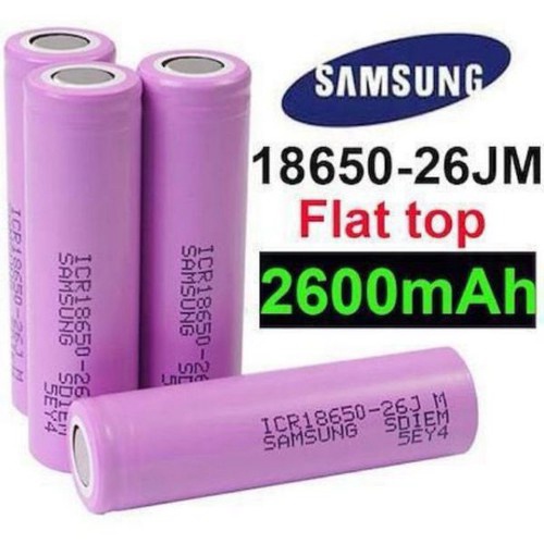 Pin 18650 2600mah SAMSUNG 26J Chính Hãng, pin chuyên dùng cho sạc dự ...