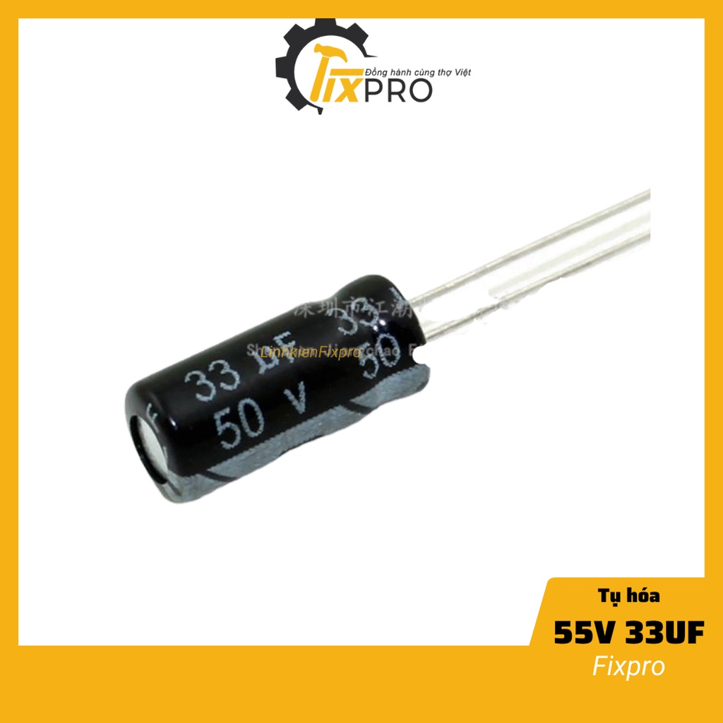 Tụ hóa 50V 33uF 5x11mm túi 10 chiếc | Shopee Việt Nam