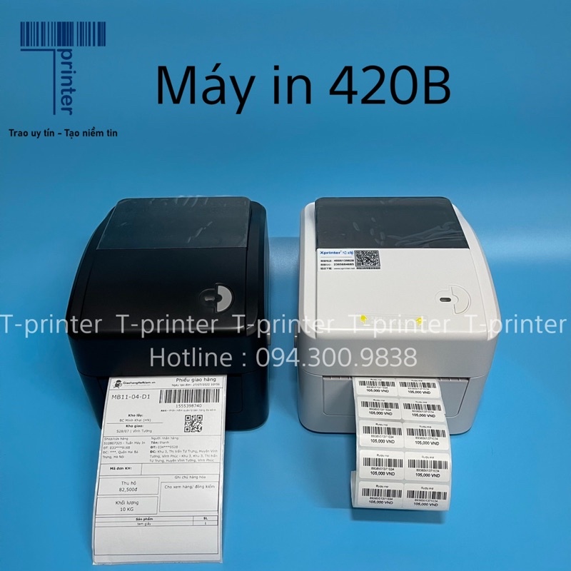 Máy in Xprinter 420B in tem dán - Bảo hành 12 tháng | Shopee Việt Nam