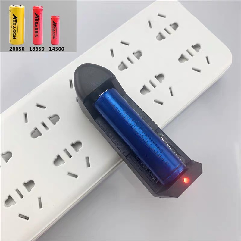 Sạc Pin Li-ion 3.7V 18650 14500 16340 - Loại sạc 1 pin (Cắm điện 220V ...