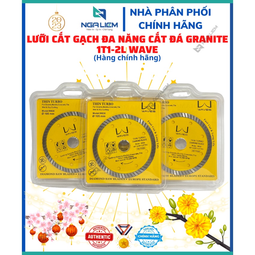 Lưỡi Cắt Gạch Đa Năng Cắt Đá Granite 1T1-2L WAVES | Shopee Việt Nam