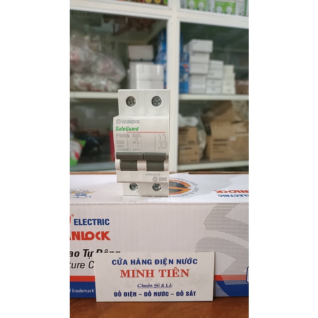 CB 2 cực, MCB 2 tép SINO VANLOCK với thiết kế nhỏ gọn, tinh tế, sang ...