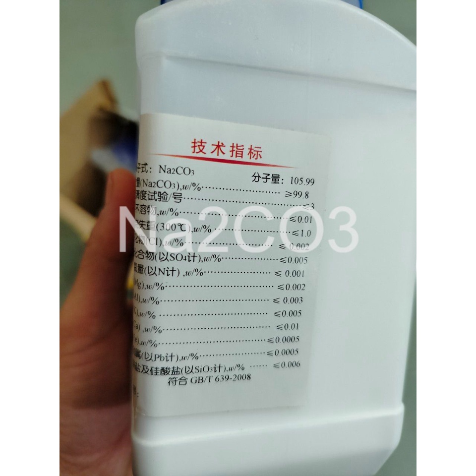 Hũ 500 gam soda Na2CO3 Natri Cacbonat độ tinh khiết cao ( tiêu chuẩn AR ...