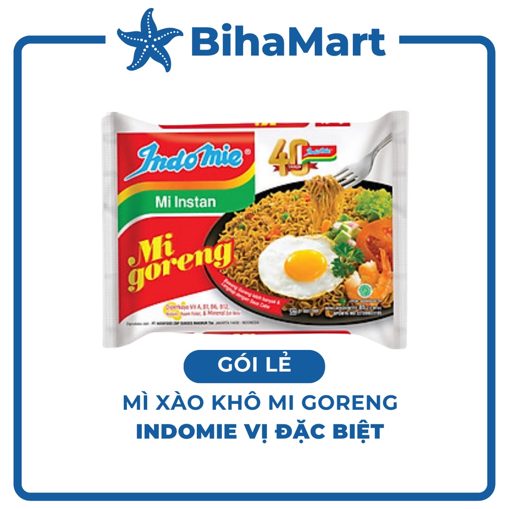 [GÓILẺ]-INDOFOOD- Mì xào khô Indomie Goreng vị Đặc biệt, Mì Indomie vị ...