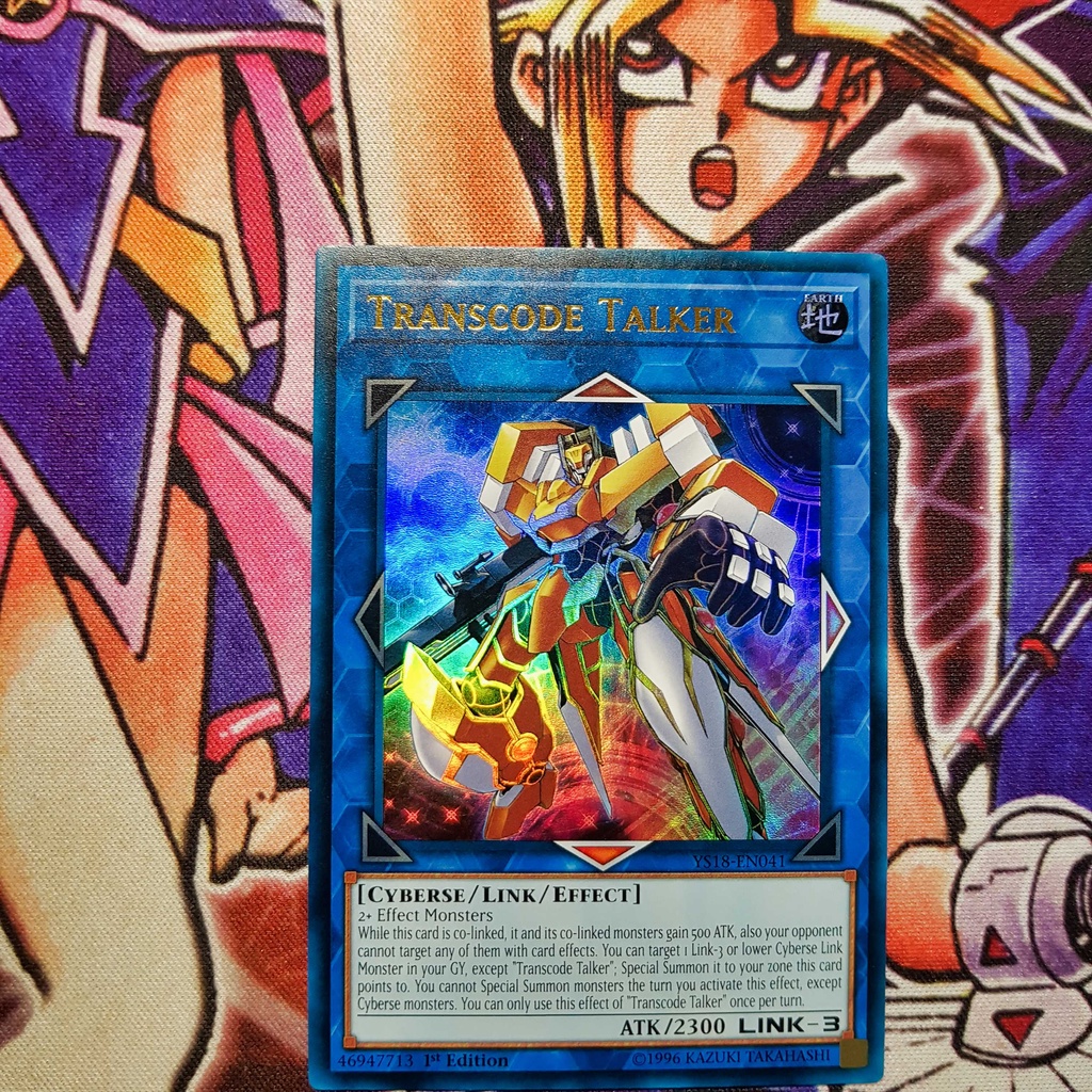 Thẻ bài Yugioh chính hãng | Transcode Talker | YS18 Ultra Rare ...
