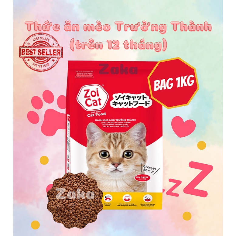 Hạt cho mèo Zoicat 1kg | Shopee Việt Nam