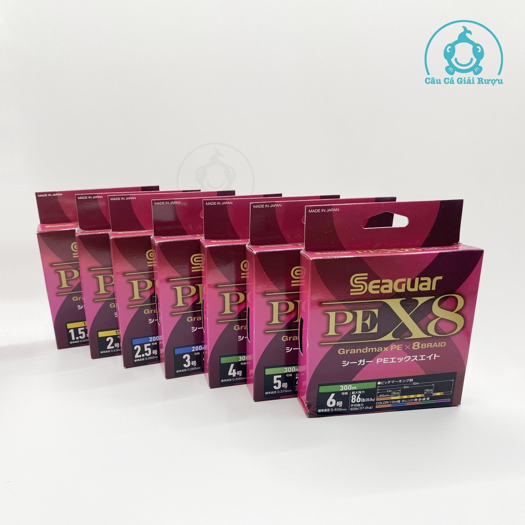 Cước câu Nhật, PE X8 Seaguar 150m - 300m chuyên câu biển, câu Jig | Shopee Việt Nam