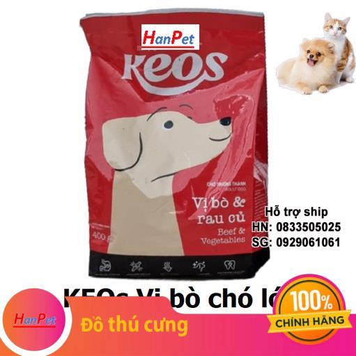 (Gói 400gr) Thức ăn dạng hạt KEOS (dành cho chó) ( 2loại) | Shopee Việt Nam