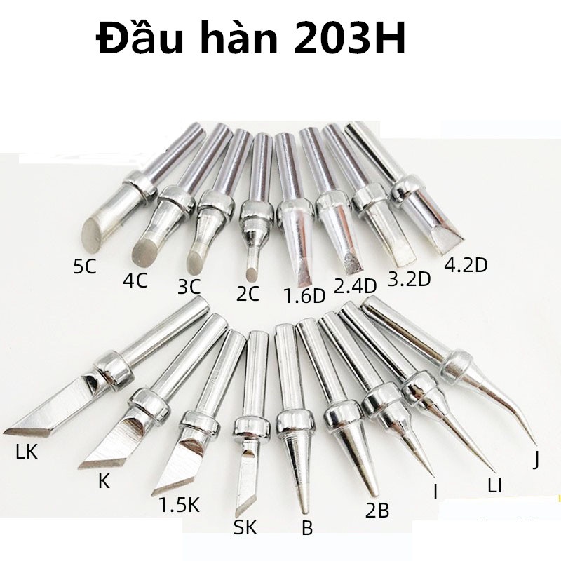 Universal 203H 204H 503 504 2000A Đầu hàn sắt không chì tần số cao 90W ...