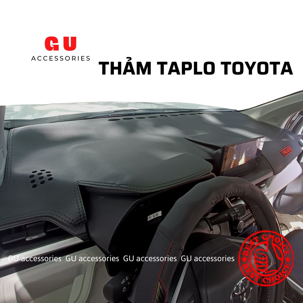 Thảm taplo ô tô TOYOTA Yaris Cross Corolla Cross Innova Cross Veloz ...