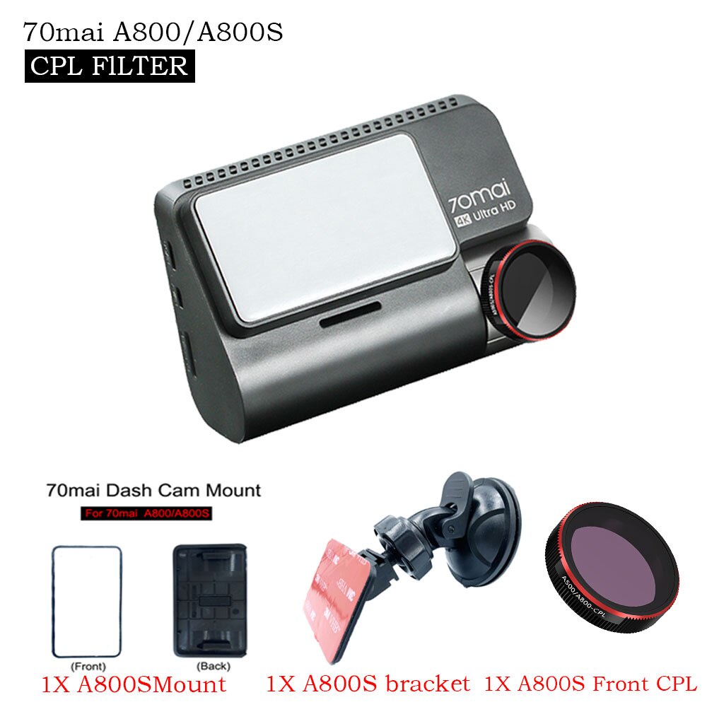 70mai Dash Cam Cho A800S CPL Lọc Hoặc RC06 Camera Sau Bộ Lọc CPL Cho 70 Mai A800 S Dash Cam ...