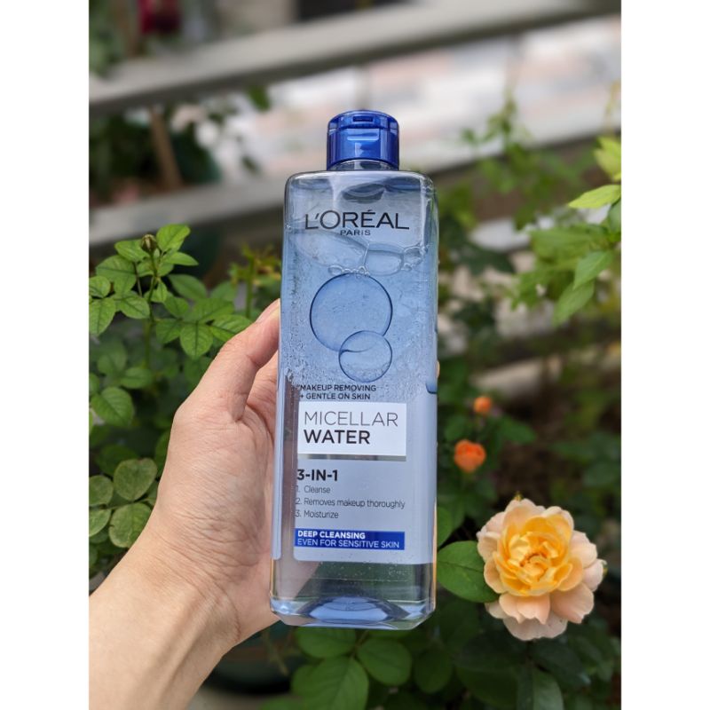 400ml Nước tẩy trang L’Oreal Paris 3 in 1 Micellar Water | Shopee Việt Nam