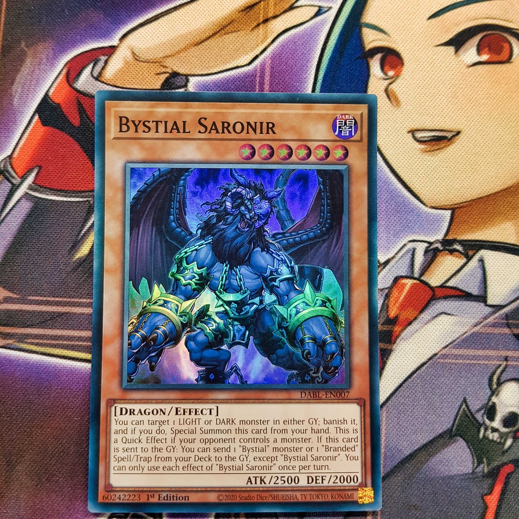 Thẻ bài Yugioh chính hãng | Bystial Saronir | DABL Super rare. | Shopee ...