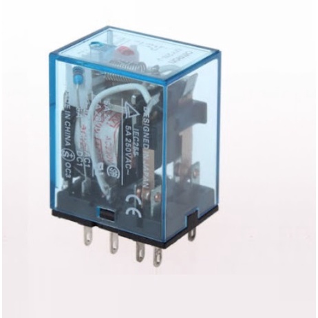 Relay trung gian My4nj 14 chân 4 cặp tiếp điểm 5A các loại điện áp | Shopee Việt Nam