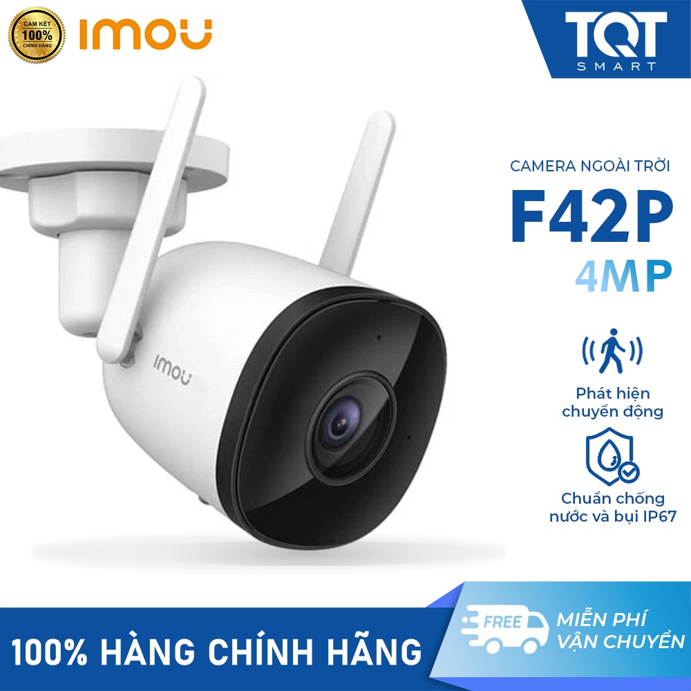 Camera IP/Wifi Imou F42P 4MP - Ghi Hình Ban Đêm, Tích Hợp Mic Thu Âm, Chống Nước Và Bụi Bẩn IP67 ...
