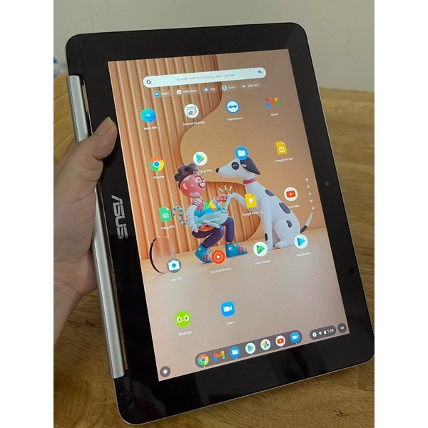Laptop Asus Chromebook Flip C100P loại 2in1 nhỏ nhẹ tiện mang theo ...